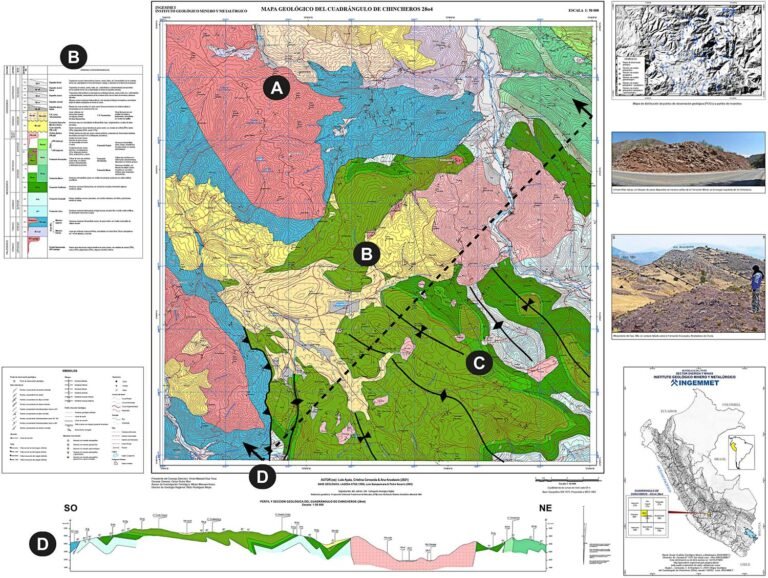 ¿Cómo interpretar un mapa geológico? – Geología 3D®